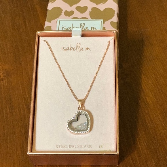 Isabella M. | Jewelry | Isabella M 8 Rose Gold Sterling Silver Necklace | Poshmark